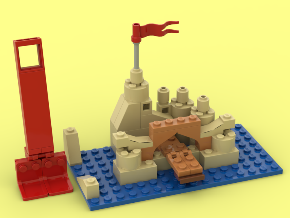 LEGO MOC-230318 Sandcastle by teachbricks | Rebrickable - Build with LEGO