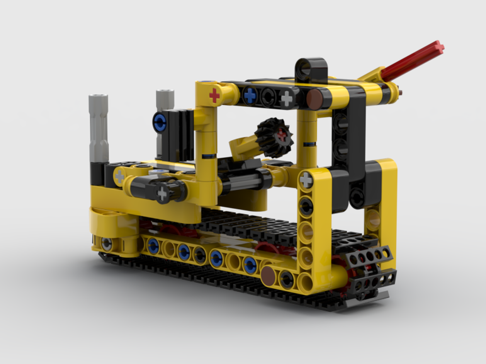 LEGO MOC Crawler tractor by alxdr | Rebrickable - Build with LEGO