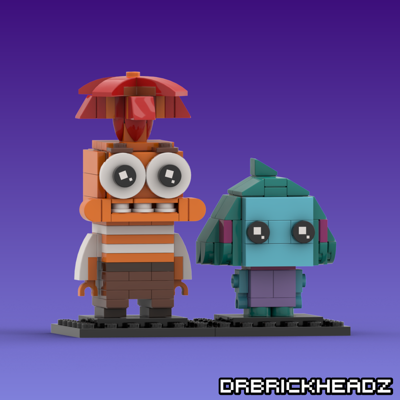 LEGO MOC Anxiety + Envy (Inside Out 2) Brickheadz by DrBrickheadz ...