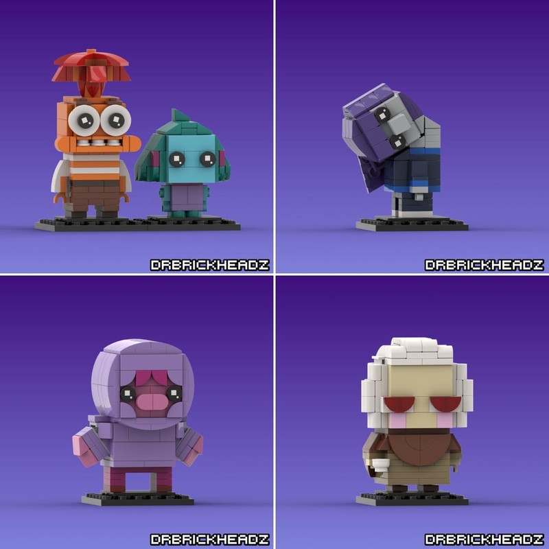 LEGO MOC Inside Out 2 Brickheadz Bundle by DrBrickheadz | Rebrickable ...