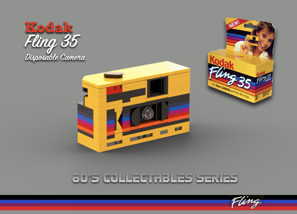 LEGO MOC Kodak Fling 35 Disposable Camera by Mani91 | Rebrickable ...