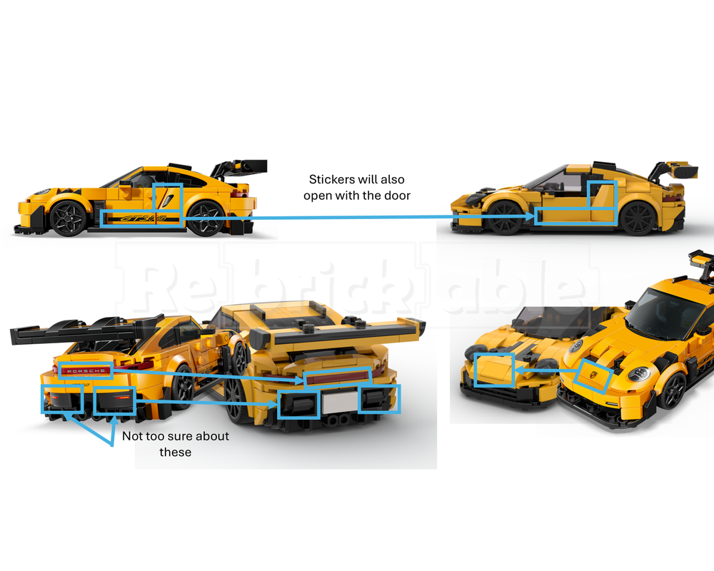 LEGO MOC-230373 MOD|The Ultimate Porsche 911 GT3 RS (77239) by mp_mocs ...