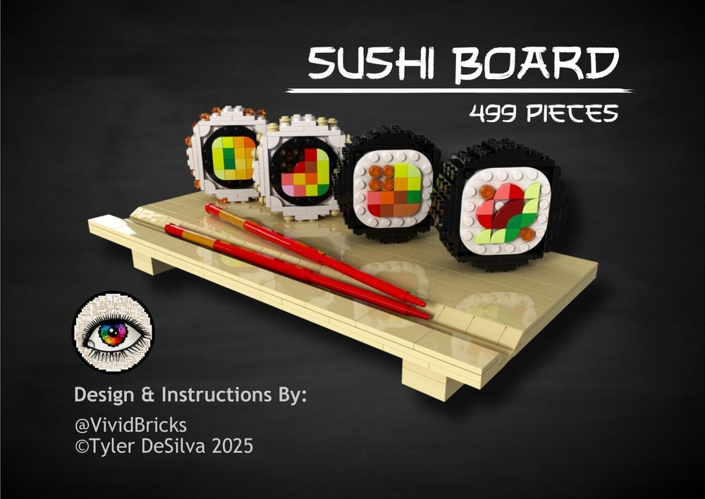 LEGO MOC-230380 Sushi Board by Vividbricks | Rebrickable - Build with LEGO