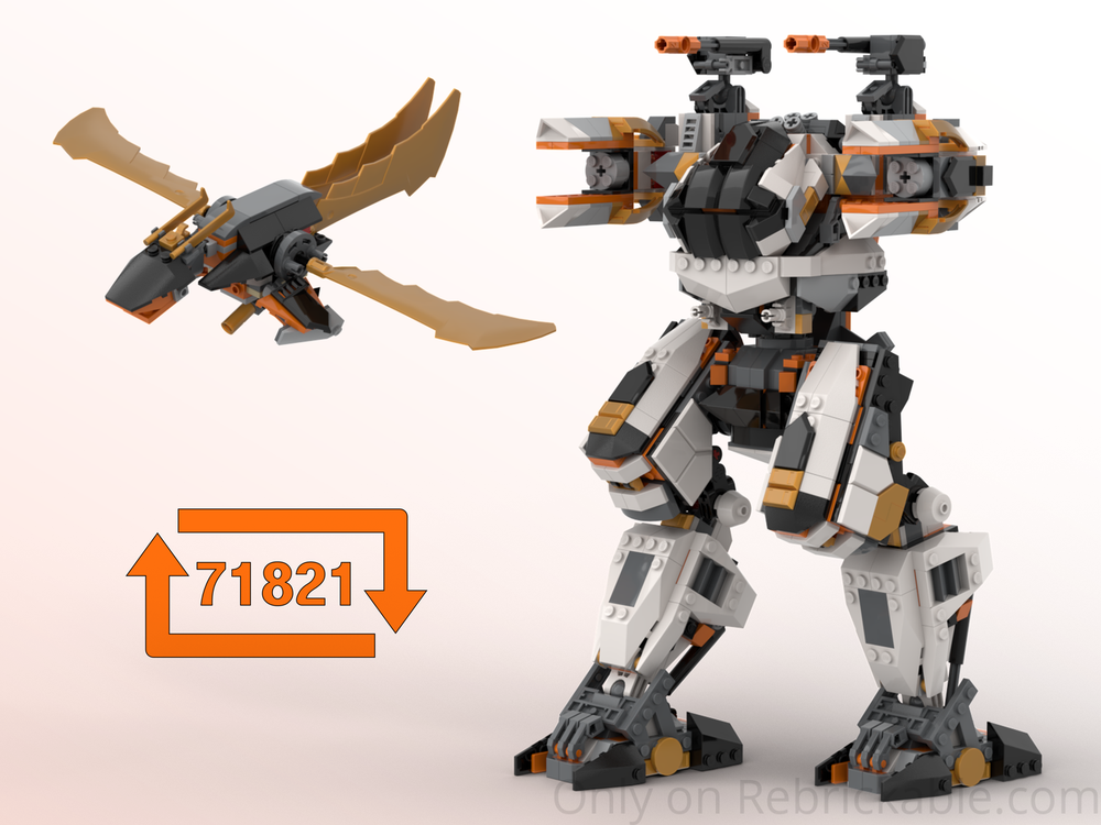 LEGO MOC-230394 71821 Combat Mech by OzBrick | Rebrickable - Build with ...