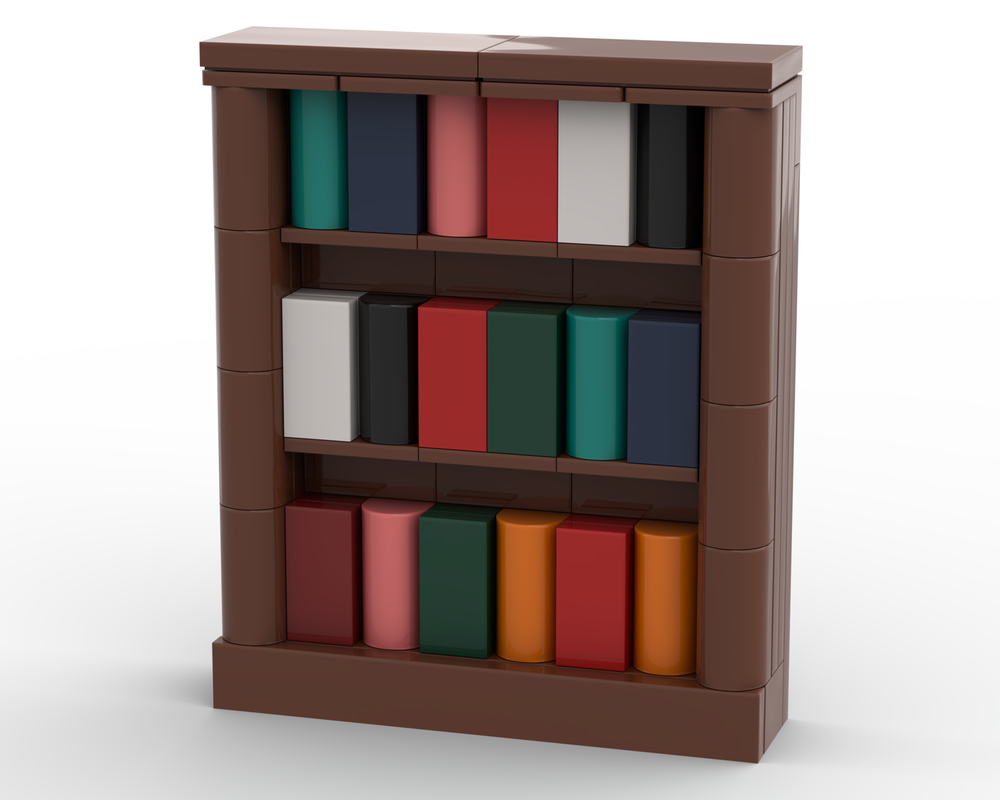 LEGO MOC-230399 Bookcase by P Squiddy | Rebrickable - Build with LEGO