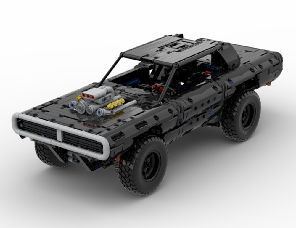 LEGO MOC-230411 Dodge Charger by TRXRic | Rebrickable - Build with LEGO