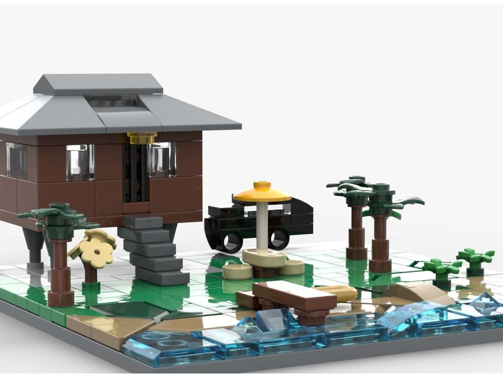 LEGO MOC House by the river by silenfu | Rebrickable - Build with LEGO