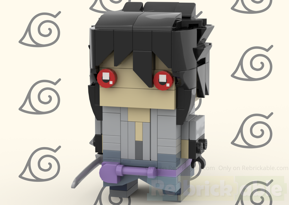 LEGO MOC Sasuke Uchiha Brickhead - Naruto Shippuden by GoldengamerLego ...