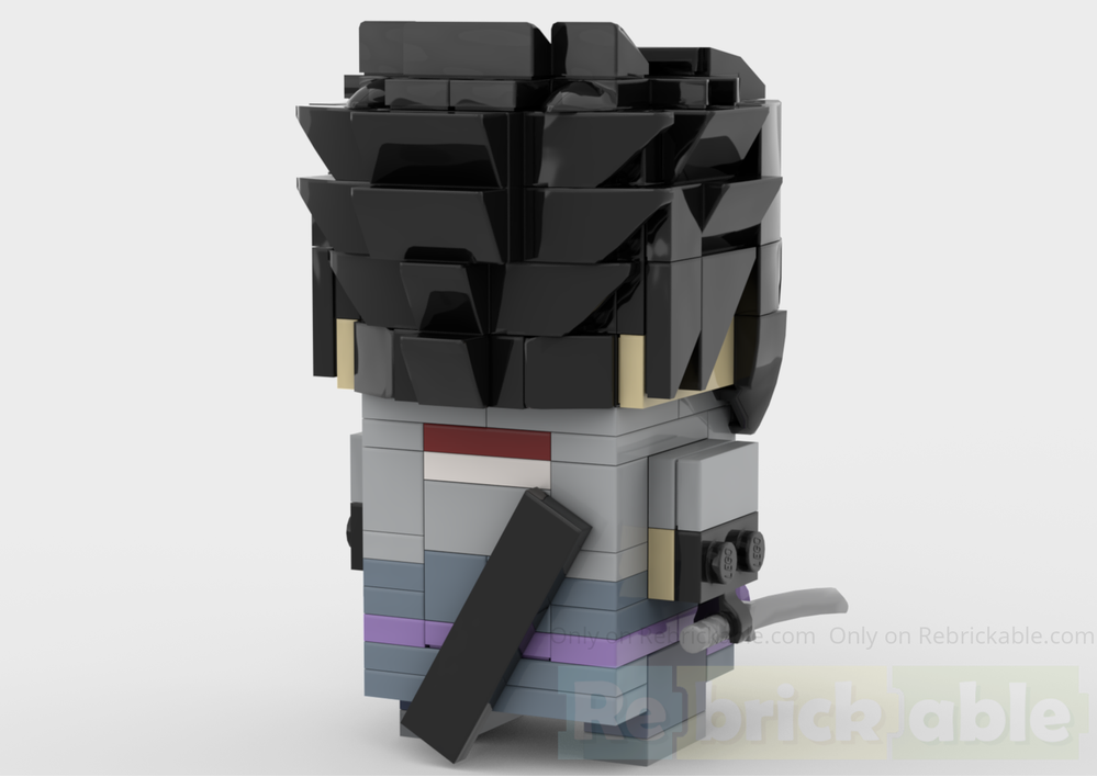 LEGO MOC Sasuke Uchiha Brickhead - Naruto Shippuden by GoldengamerLego ...