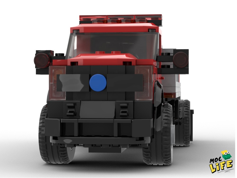 LEGO MOC Ford F-450 regular cab dually brush truck by MocLife ...