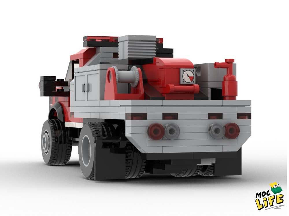 LEGO MOC Ford F-450 regular cab dually brush truck by MocLife ...