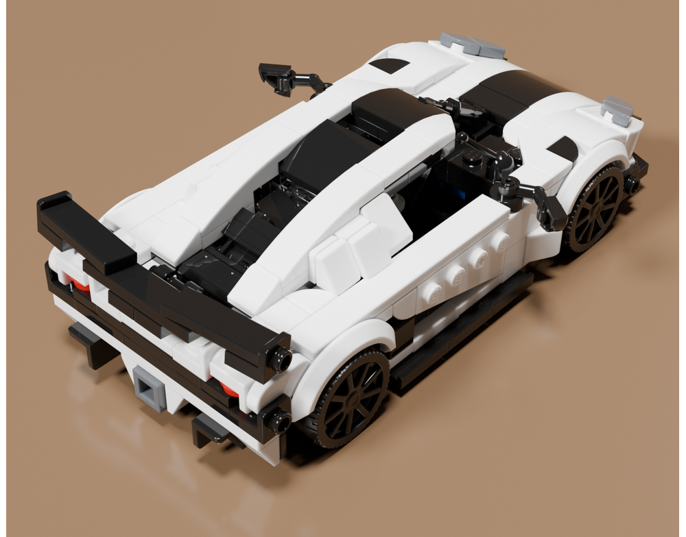 LEGO MOC Koenigsegg Agera RS (white) by ScottieY | Rebrickable - Build ...