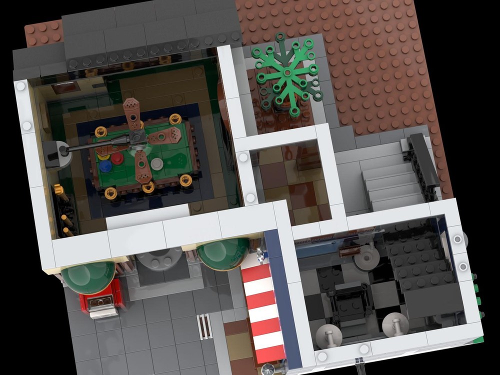 LEGO MOC-230449 Detective's Office Inverted Corner - 10246 Detective's ...