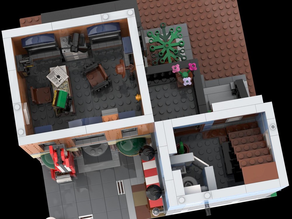 LEGO MOC Detective's Office Inverted Corner - 10246 Detective's Office ...