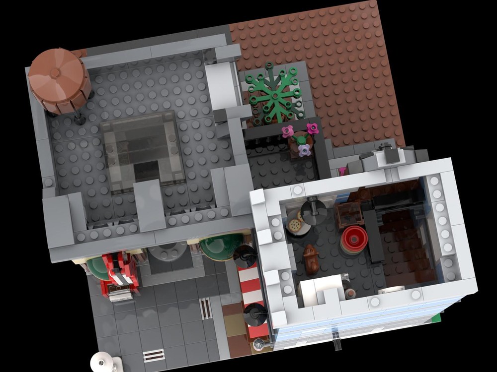 LEGO MOC Detective's Office Inverted Corner - 10246 Detective's Office ...