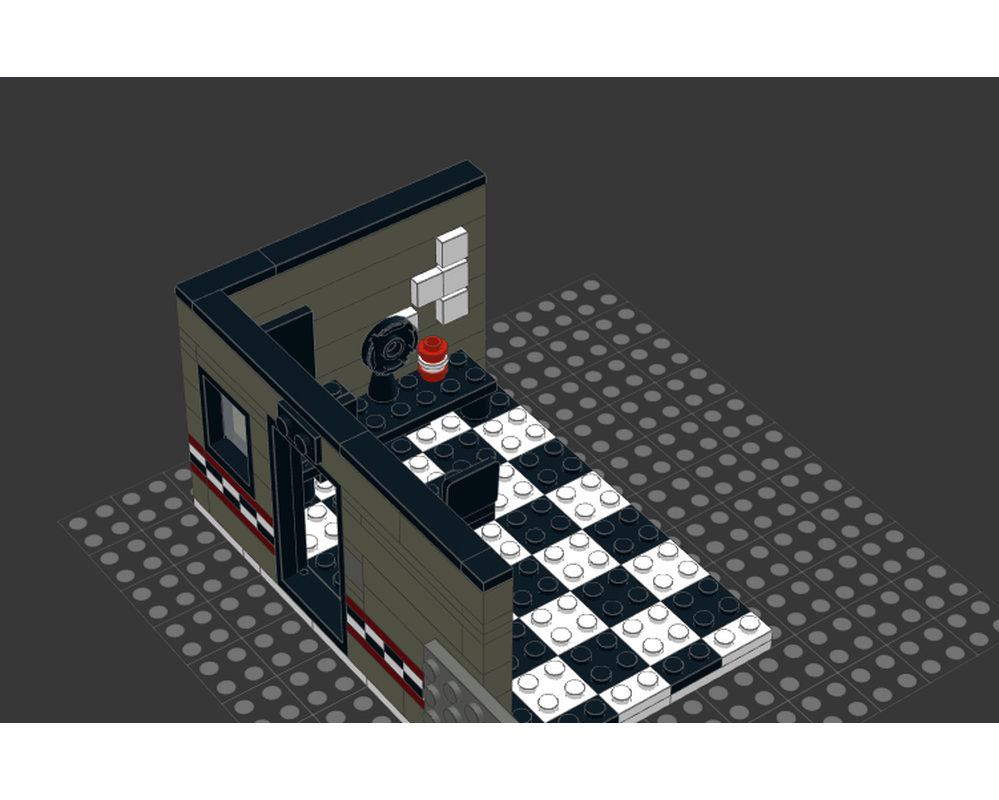 LEGO MOC-230459 fnaf 1 ofice by yagu | Rebrickable - Build with LEGO
