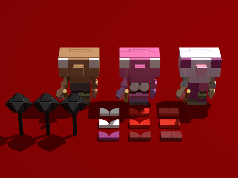 LEGO MOC MC Legends Piglin Runts by MOCStar | Rebrickable - Build with LEGO