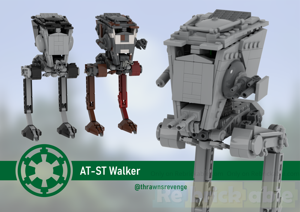 LEGO MOC-230481 AT-ST Basic pack by ThrawnsRevenge | Rebrickable ...