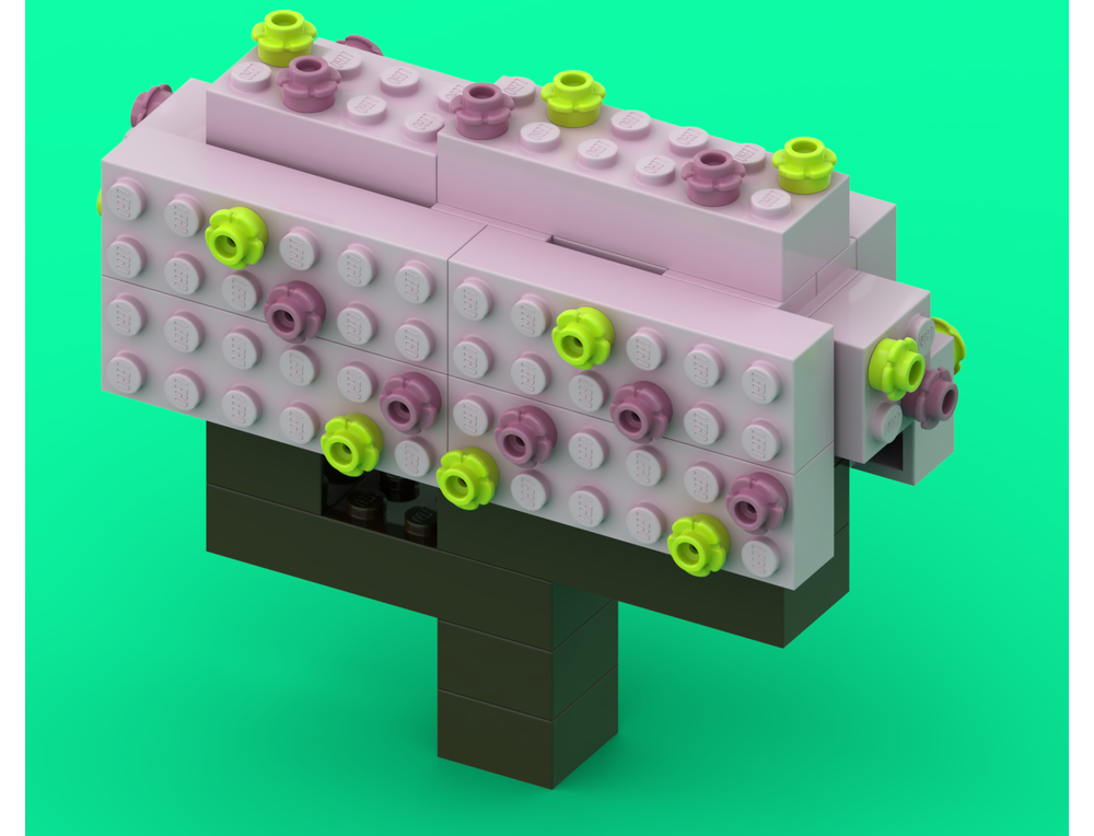 LEGO MOC Bigger Cherry Tree by everybodyYoYo | Rebrickable - Build with ...