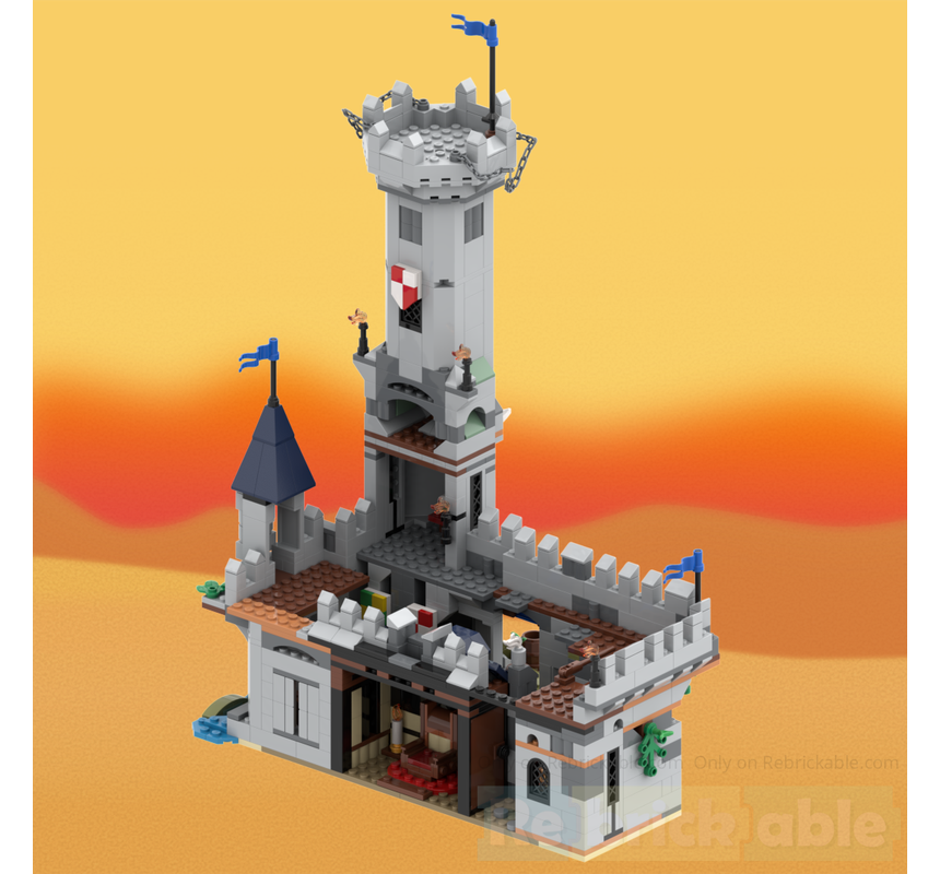 LEGO MOC Wizard tower by LucSoleBricks | Rebrickable - Build with LEGO