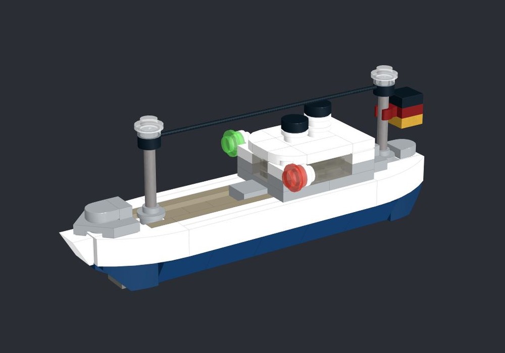 LEGO MOC Tower Bridge (10214) Miniscale Ship by Mahilli86 | Rebrickable ...