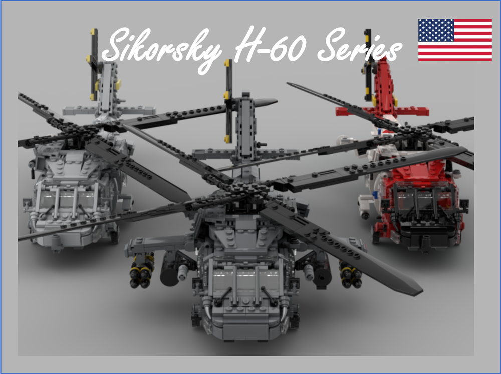 LEGO MOC-230510 Sikorsky H-60 Series Pack – Black Hawk, Sea Hawk ...
