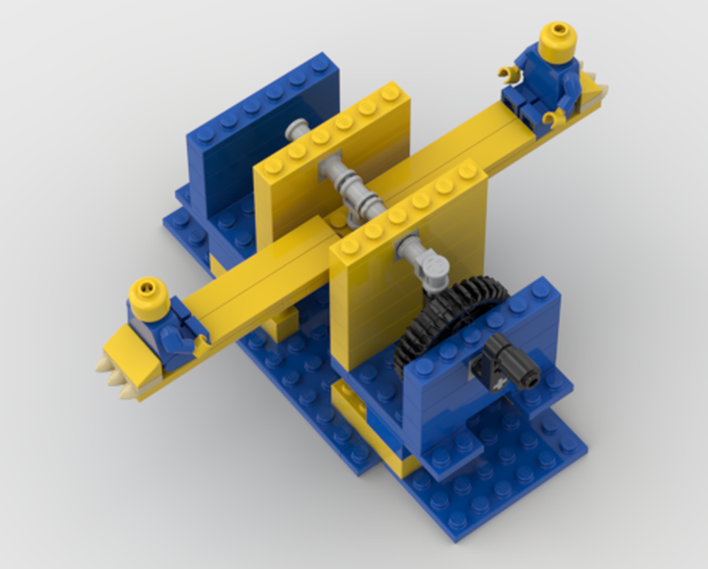 LEGO MOC Seesaw Kinetic Sculpture by Rovel | Rebrickable - Build with LEGO