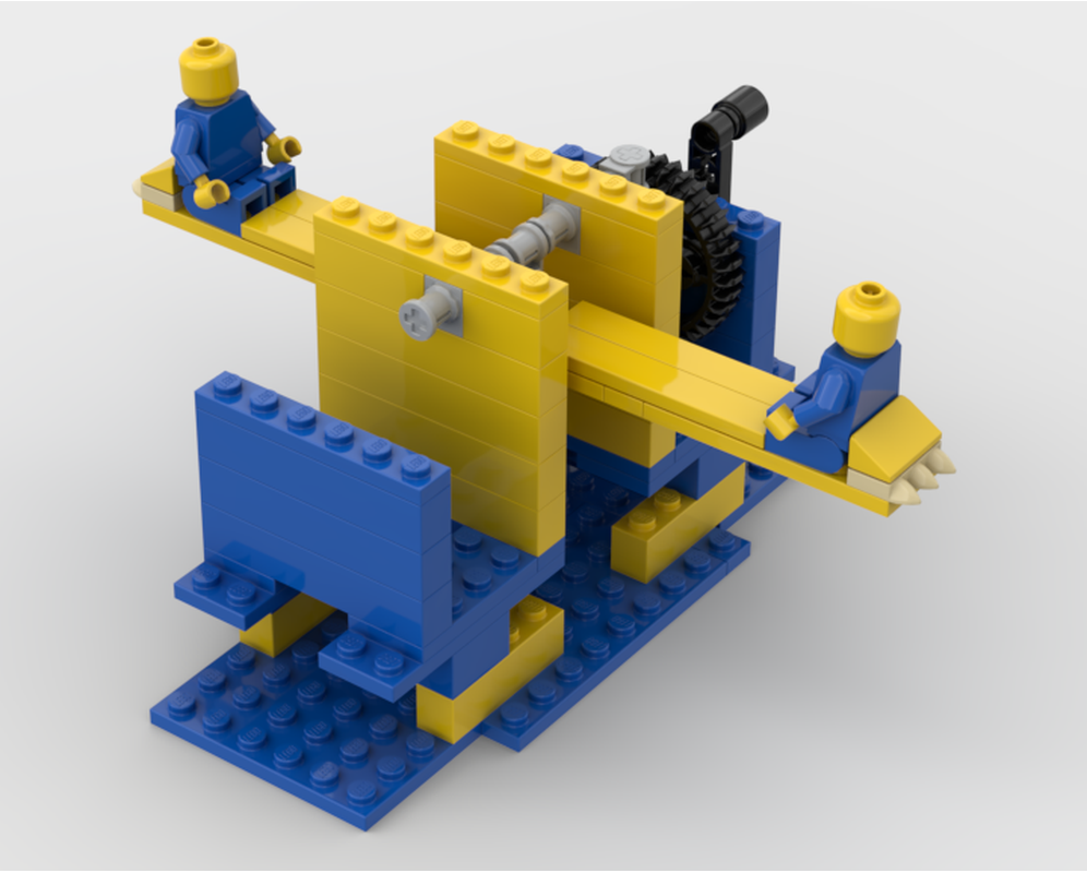 LEGO MOC Seesaw Kinetic Sculpture by Rovel | Rebrickable - Build with LEGO