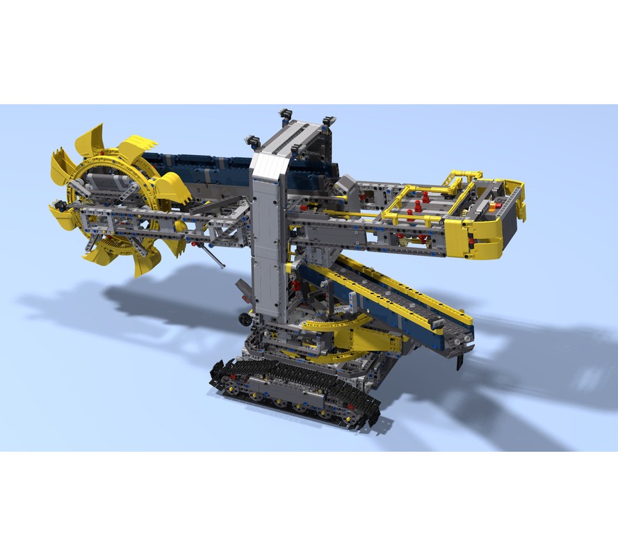 LEGO MOC LEGO Technic Bucket Wheel Excavator 42055 MOD Part 2 Outfeed ...