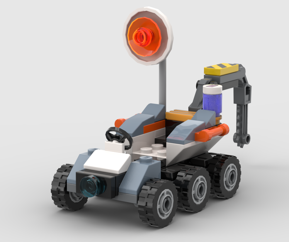 LEGO MOC 2024 Moon Buggy (3365 Mod) by Yumahummus | Rebrickable - Build ...