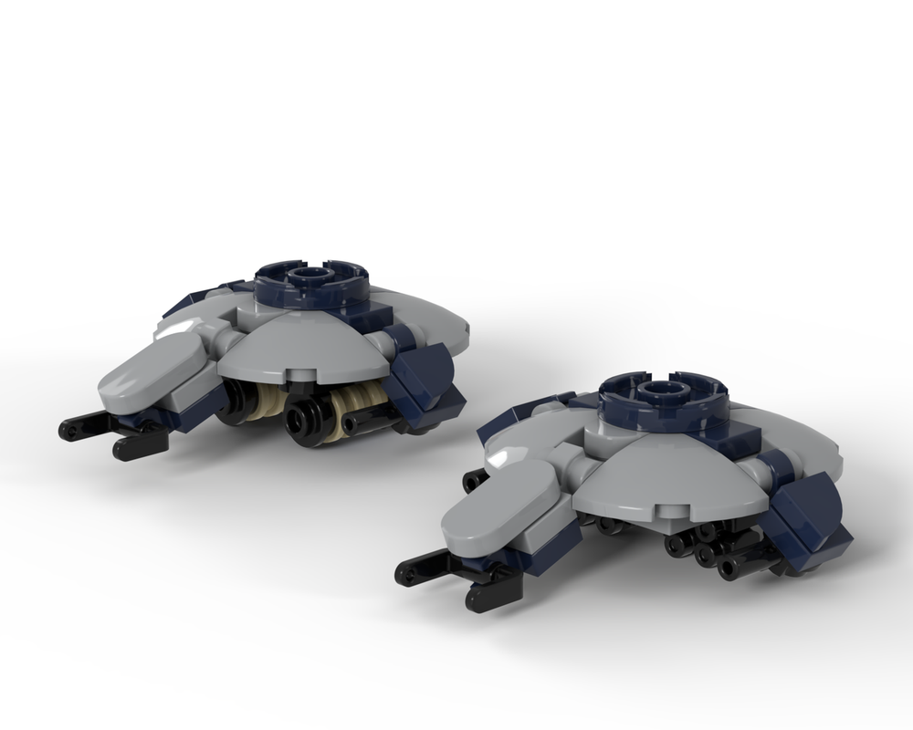 LEGO MOC Micro HMP Droid Gunship by Buszlyk | Rebrickable - Build with LEGO