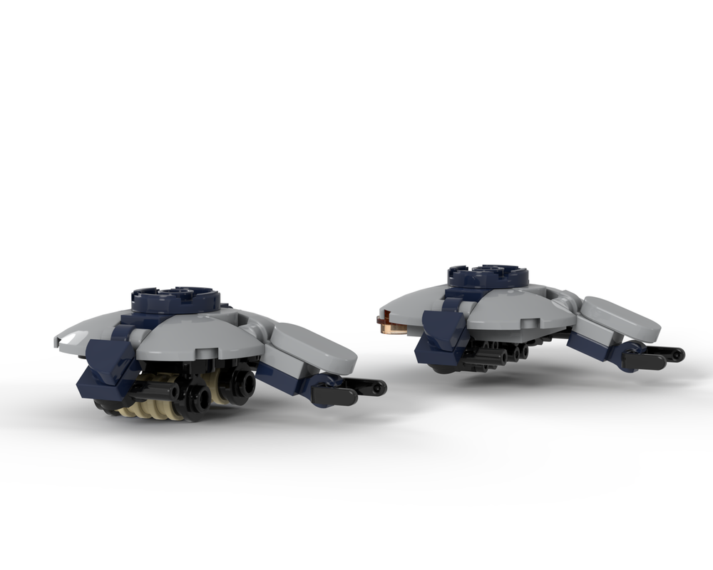 LEGO MOC Micro HMP Droid Gunship by Buszlyk | Rebrickable - Build with LEGO
