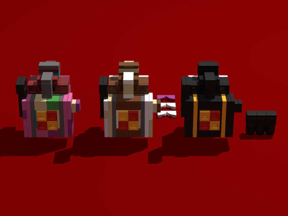 LEGO MOC MC Legends Piglin Builders by MOCStar | Rebrickable - Build ...