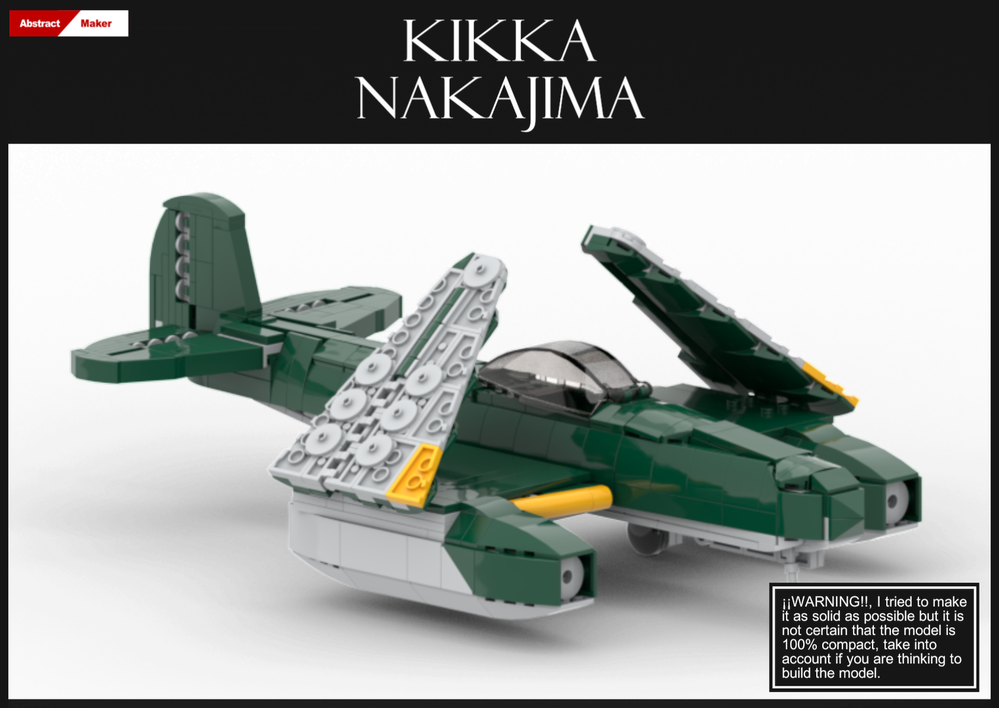 LEGO MOC-230573 Nakajima J9Y by AbstractMaker | Rebrickable - Build ...
