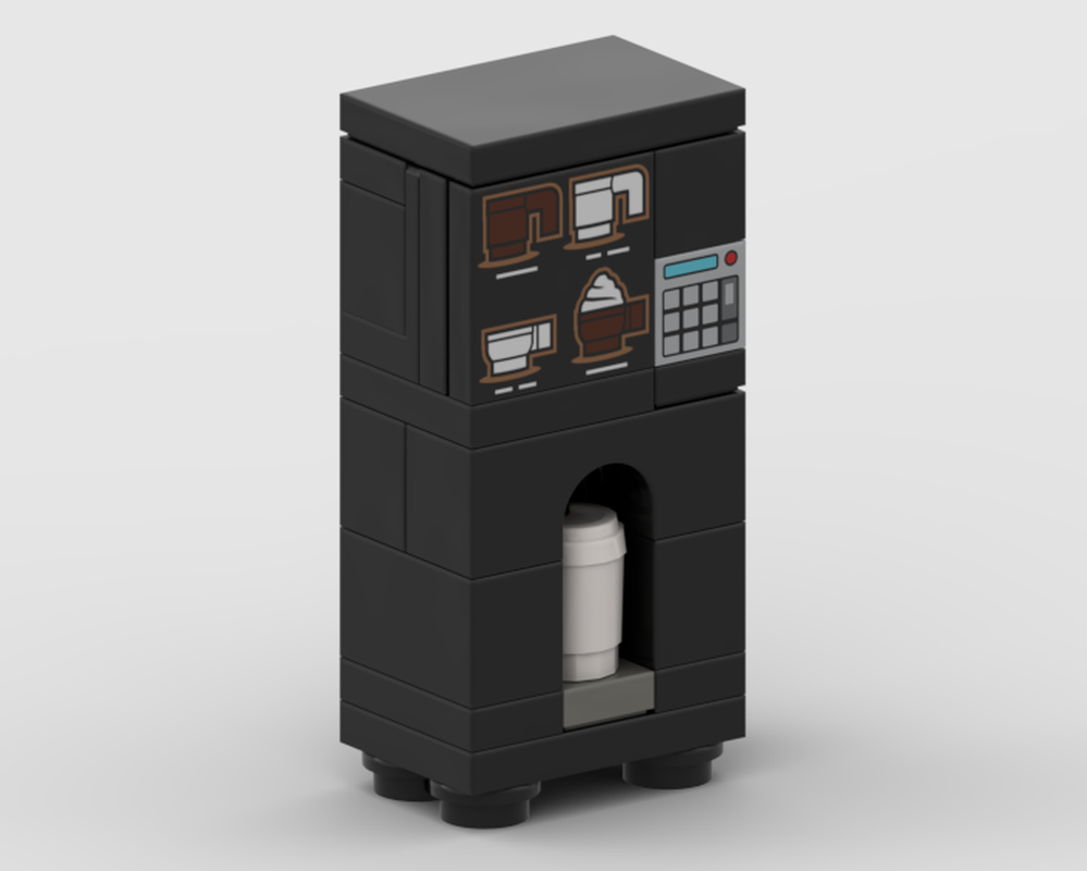 LEGO MOC-230583 coffee machine by Kippielt2 | Rebrickable - Build with LEGO
