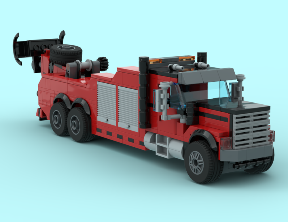 LEGO MOC Off-Road Wrecker Tow Truck by BigTrainBricks | Rebrickable ...