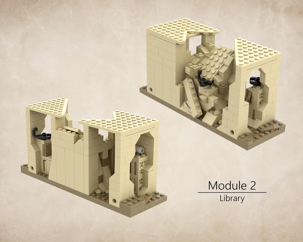 LEGO MOC-230594 Adventurers – Johnny Thunder and the Ancient Egyptian ...