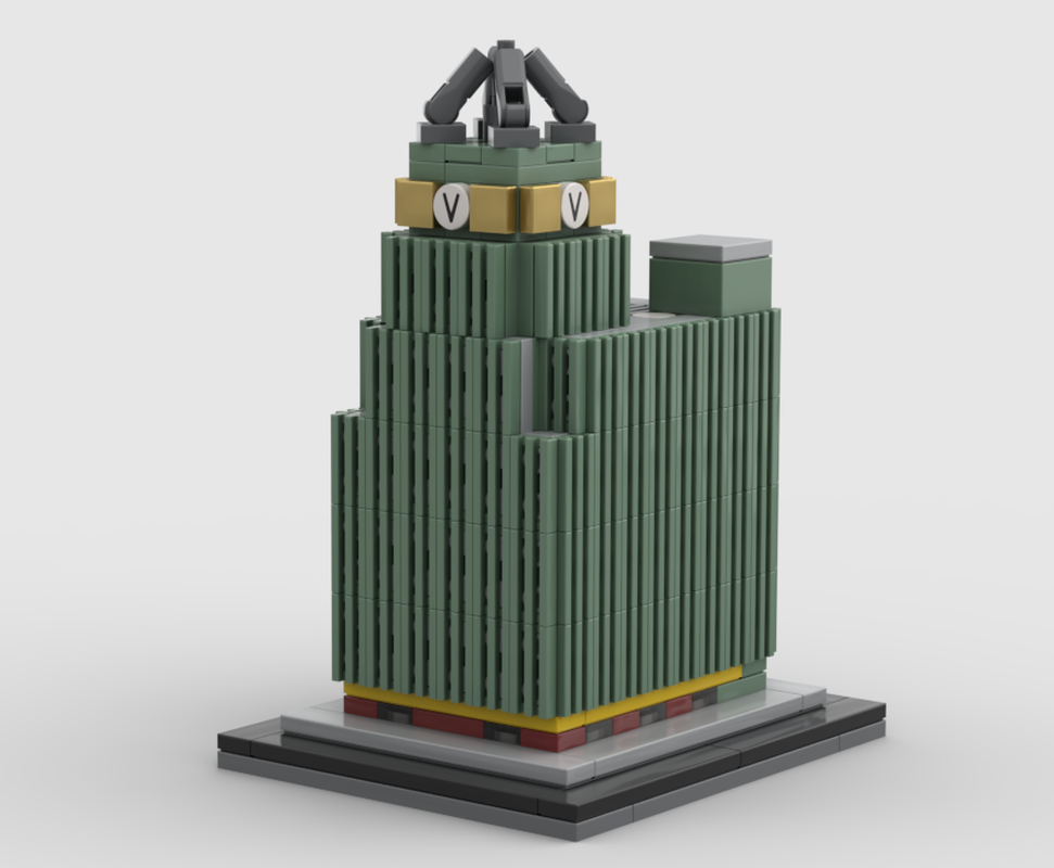 LEGO MOC Eastern Columbia building by Porkbellysenpai | Rebrickable ...