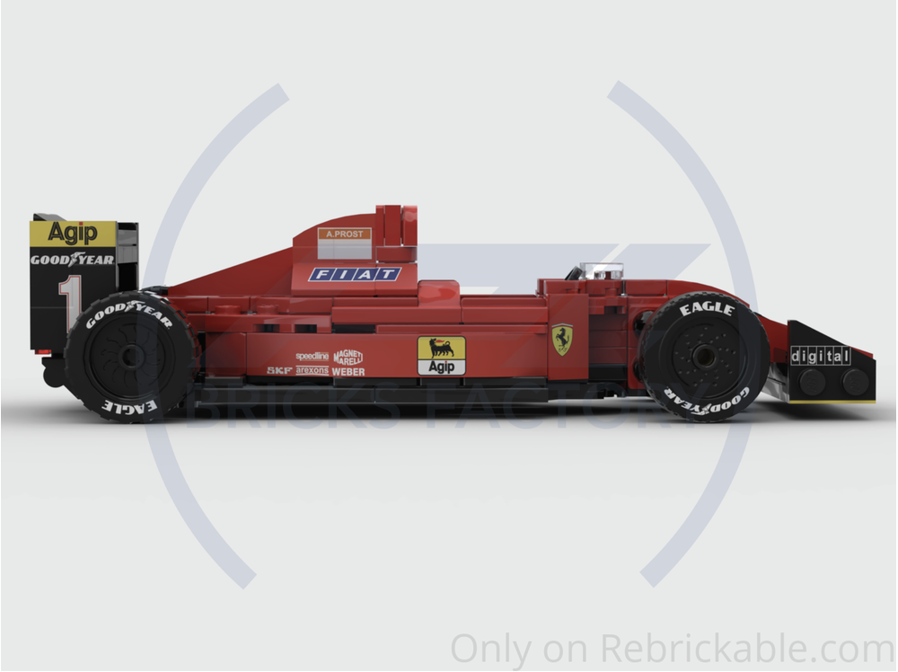 LEGO MOC F1 Ferari 641 (F1-90) by Pit Lane Bricks Factory | Rebrickable ...