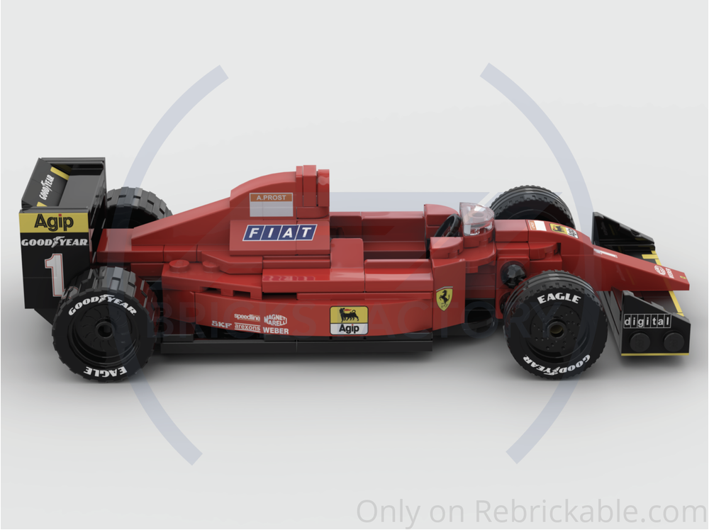 LEGO MOC F1 Ferari 641 (F1-90) by Pit Lane Bricks Factory | Rebrickable ...