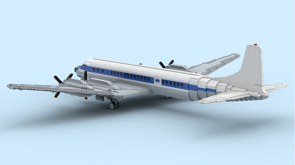 LEGO MOC Douglas DC-7C "Seven Seas" by Skyhawk-1 | Rebrickable - Build ...