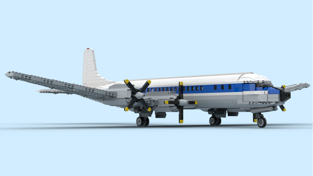 LEGO MOC Douglas DC-7C "Seven Seas" by Skyhawk-1 | Rebrickable - Build ...
