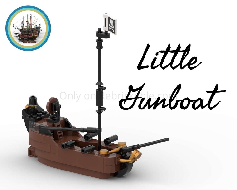 LEGO MOC Little Gunboat | Pirate Ship by The Pirate Shipwright ...
