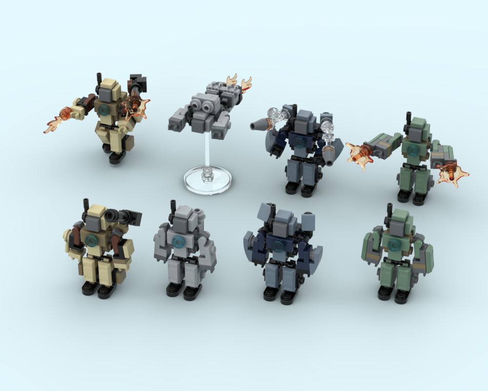 LEGO MOC Hammer Drones Alternate by TheOtherOne | Rebrickable - Build ...