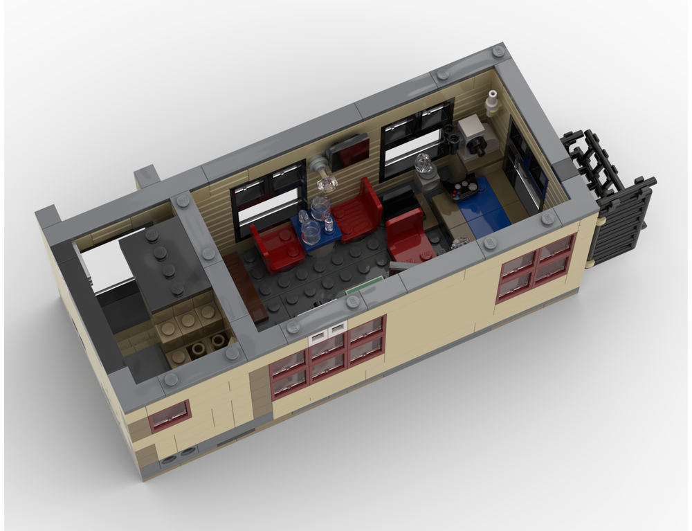 LEGO MOC-230653 Peter Parker's Apt Floor - Compatible with MOC-208116 ...
