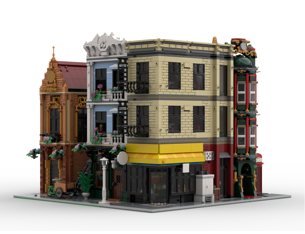 LEGO MOC-230653 Peter Parker's Apt Floor - Compatible with MOC-208116 ...