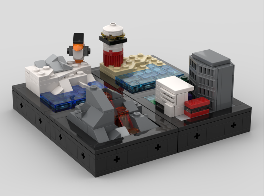 LEGO MOC-230661 desktop miniature landscape ornaments by brickpainter ...