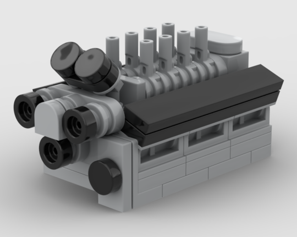 LEGO MOC 4.8L Naturally Aspirated 1LR-GUE Engine (Lexus LFA) by SRT-8 ...