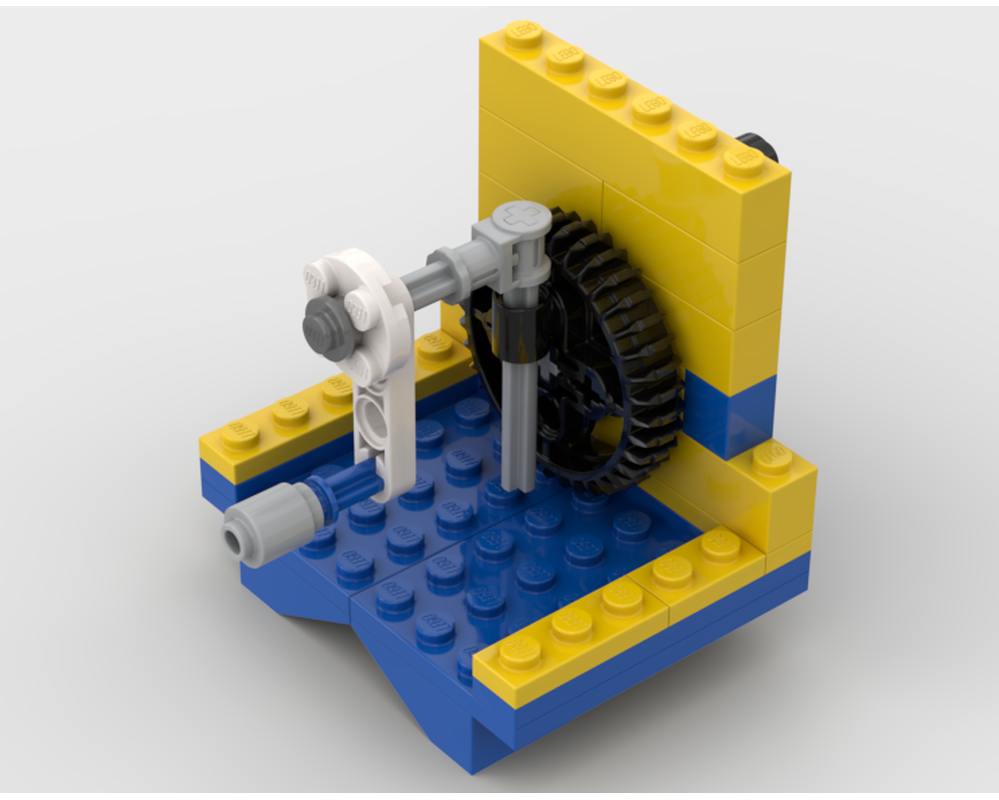 LEGO MOC Pendulum Clock Kinetic Sculpture by Rovel | Rebrickable ...