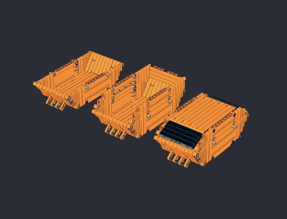 LEGO MOC Lego Technic roll-off tipper by Nikester | Rebrickable - Build ...